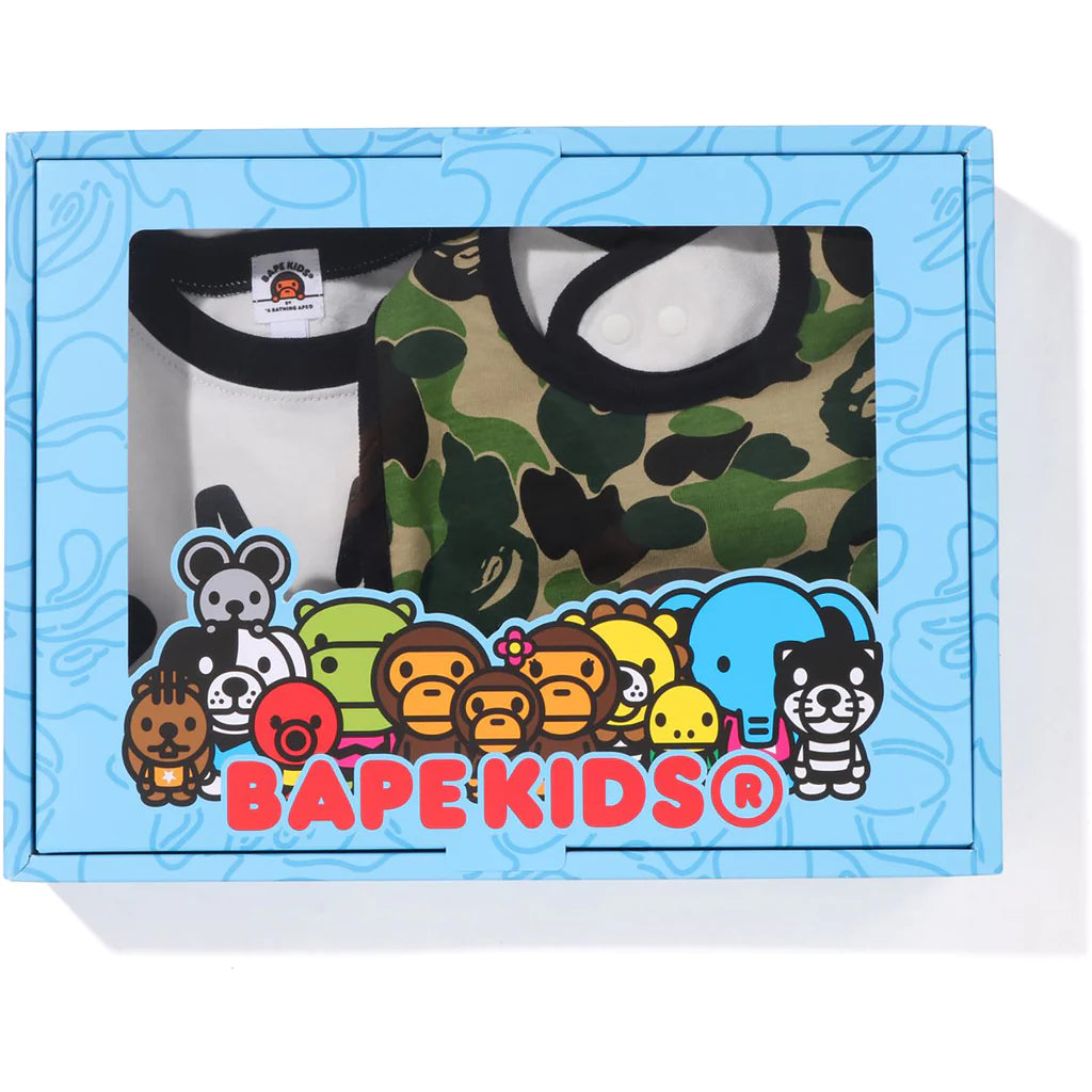 Bape Kids ABC Camo Baby Milo Gift Set 'Green' – HEAD2SOLE