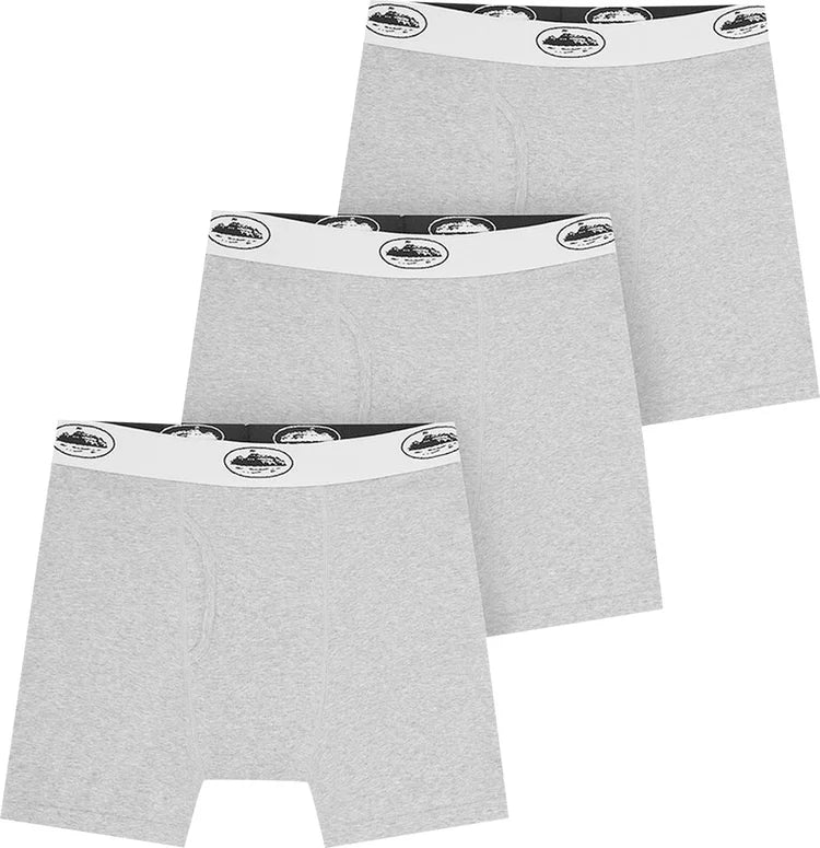 Corteiz Alcatraz Boxers (3 Pack) 'Grey' – HEAD2SOLE